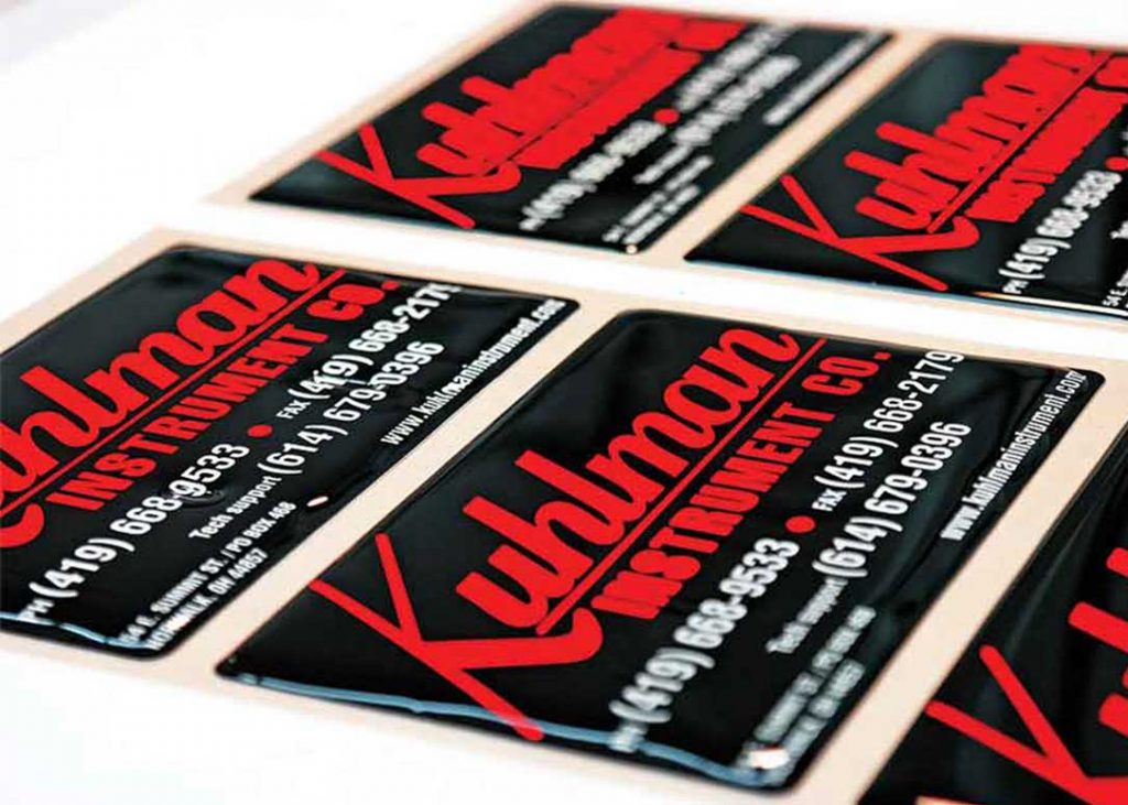 Dome Stickers Custom | Domed Labels | Nameplates For Industry