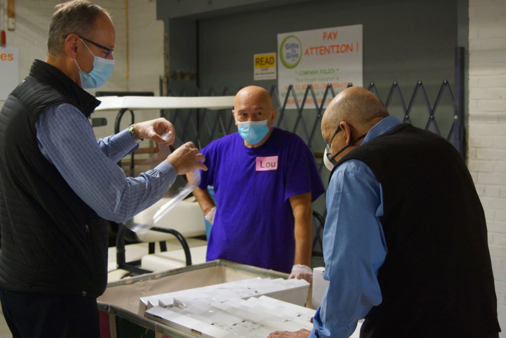 NFI Corp. and Design Mark Industries Donate 2,000 Protective Face Shields